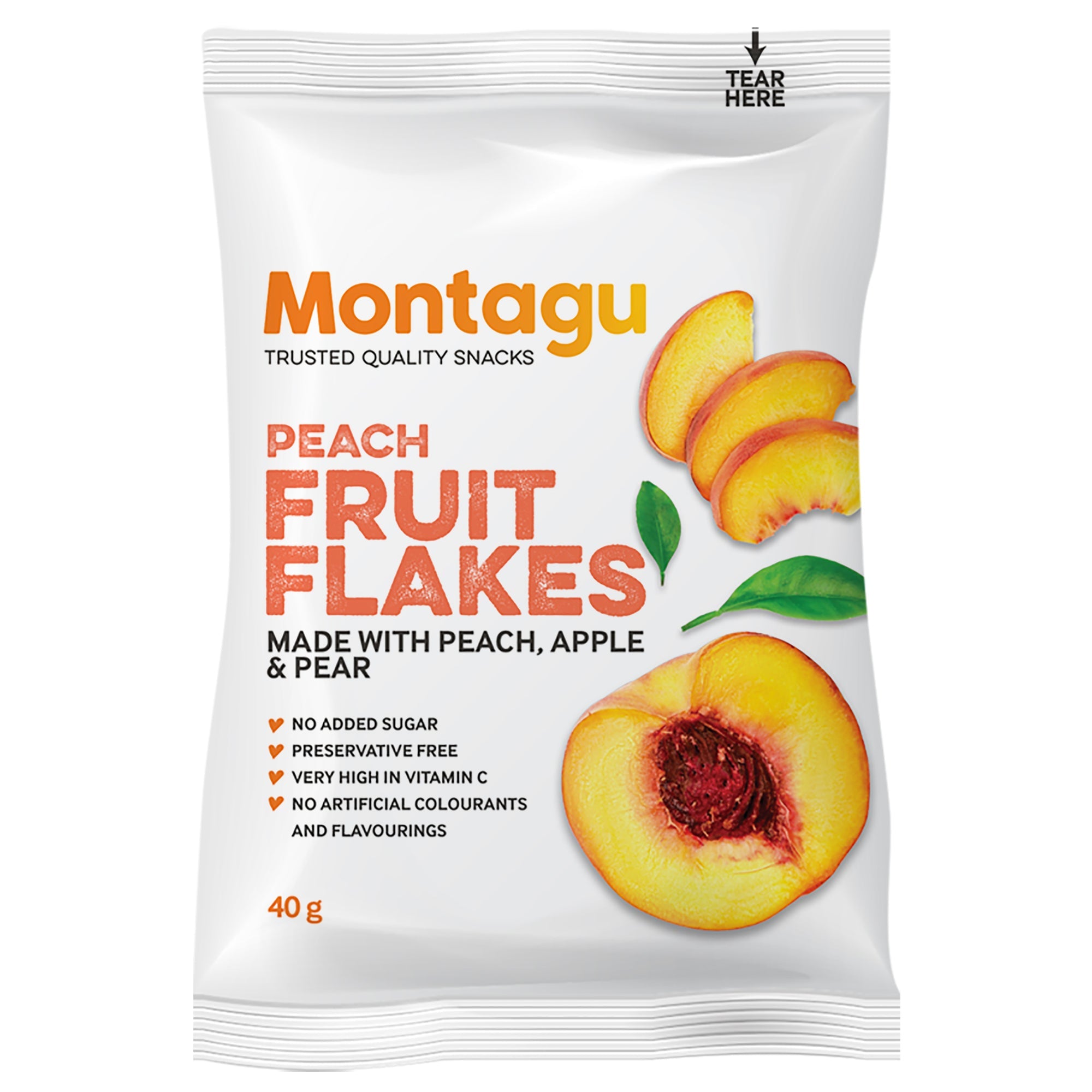 Buy Montagu Peach Fruit Flakes | Naturally Sweet Chewy Snack – Aapon ...