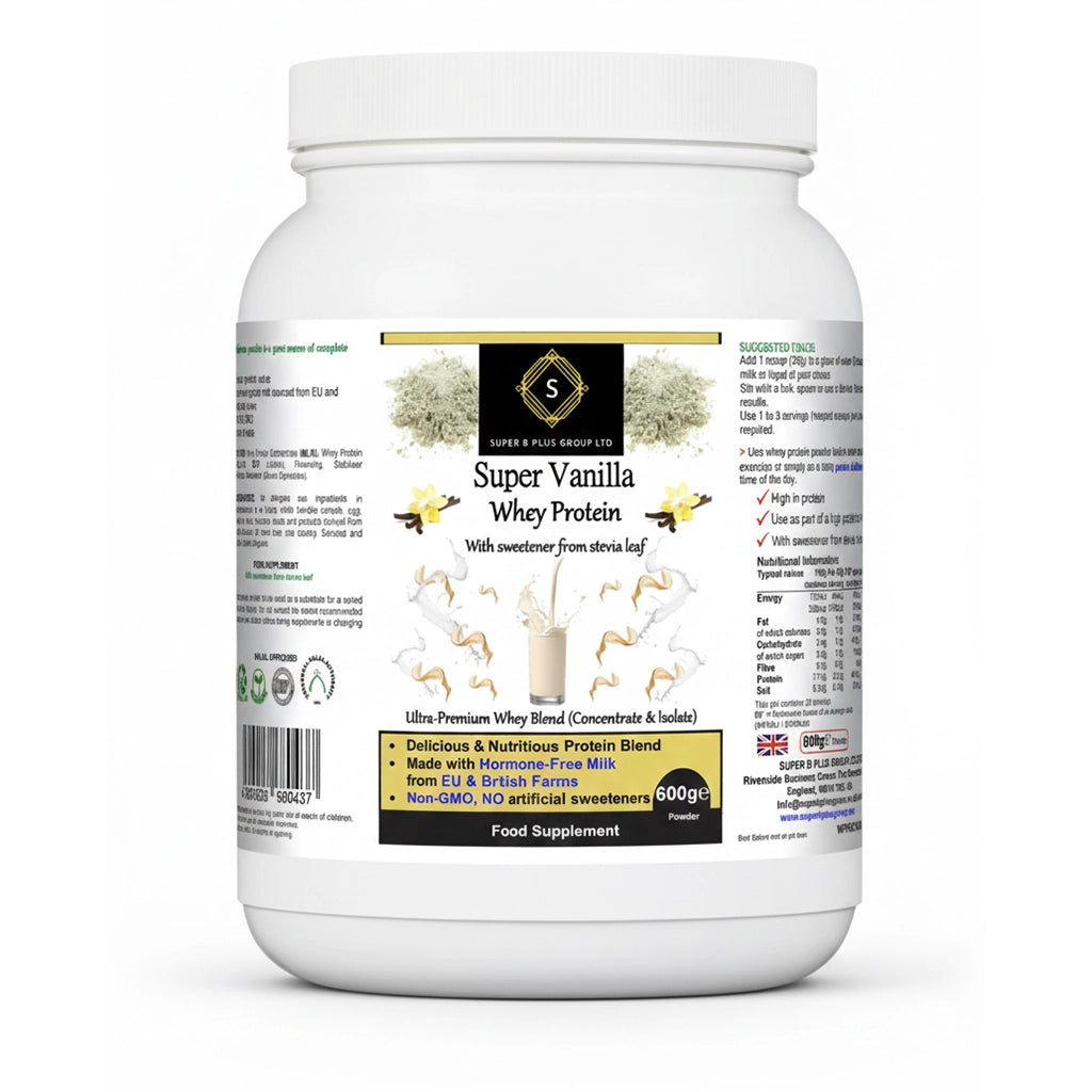 Super Vanilla Whey Protein | High-Protein Powder, Smooth & Creamy ...